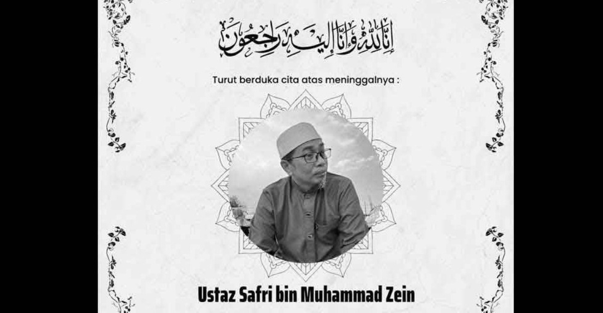 Ketua Penyelidik My #QuranTime, Ustaz Safri Meninggal Dunia