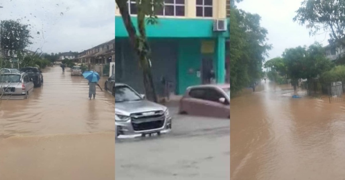Banjir Kilat Landa Jalan Kebun, Seri Muda & Kota Kemuning