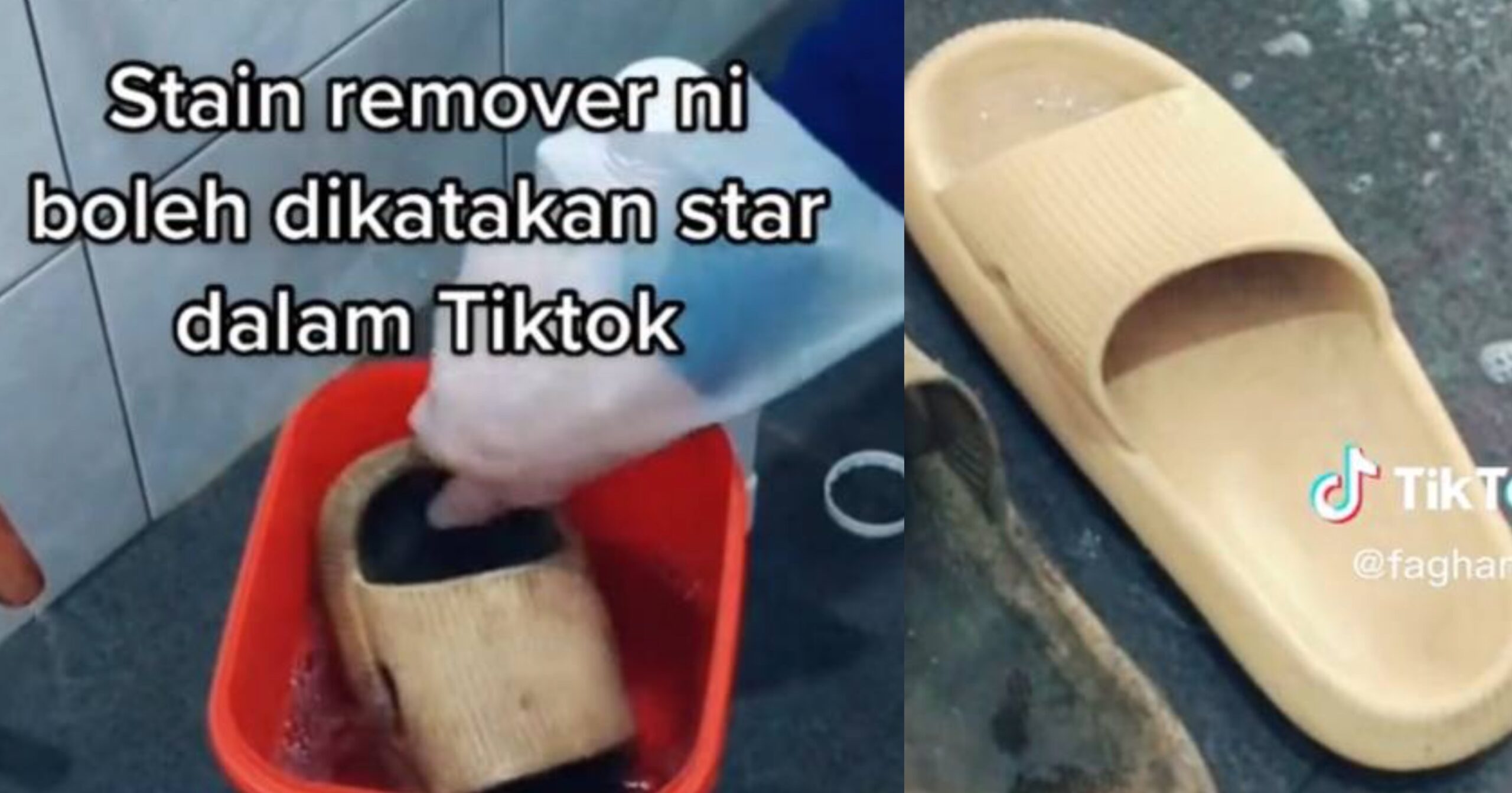 Selipar Getah Viral Hitam Bertukar Baru, Wanita Kongsi Tips Muda