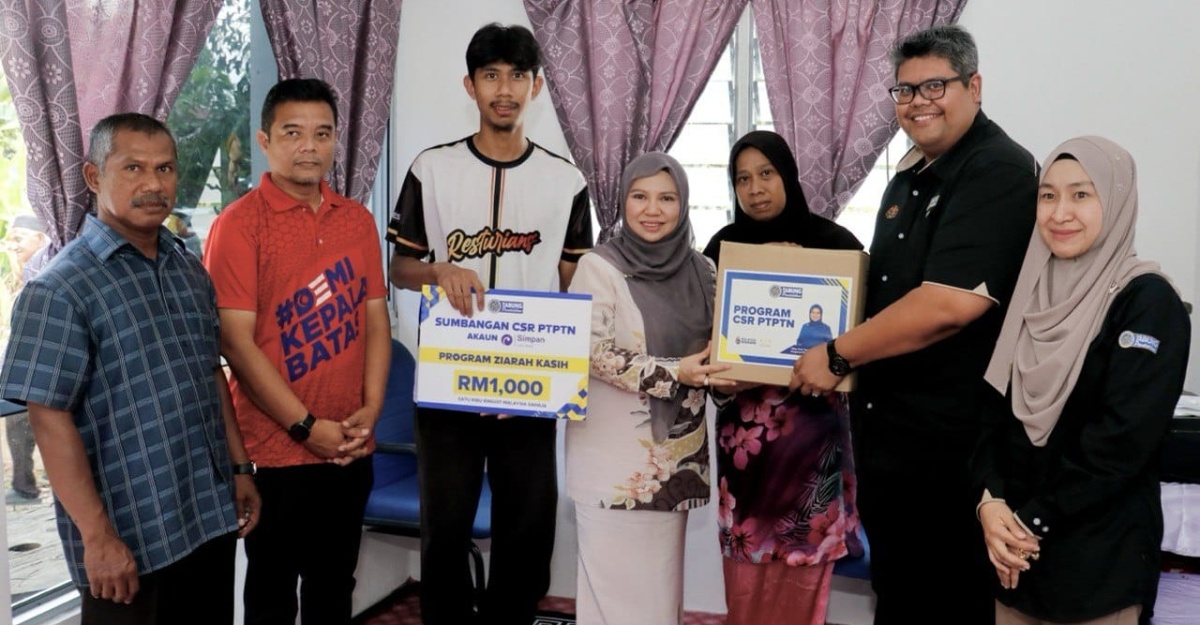 PTPTN Santuni Pelajar USM Ringankan Beban Dengan Program Ziarah Kasih
