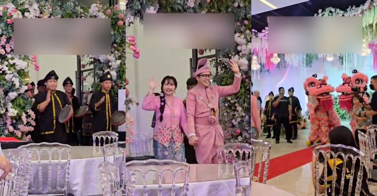 Siap Ada Kompang, Majlis Perkahwinan Ala Melayu Keluarga Cina Ini Curi Tumpuan
