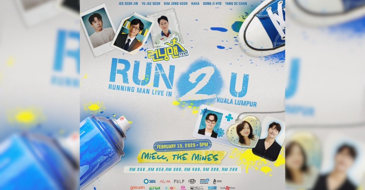 Running Man Bakal Temui Peminat di Malaysia 15 Feb Depan