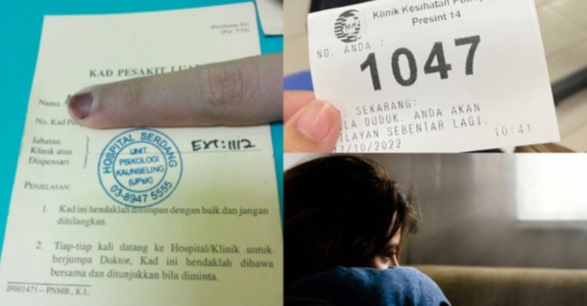 Umur 30 Pun Boleh Terjebak, Wanita Kongsi Cara Dapatkan Rawatan Mental Di Klinik Kesihatan