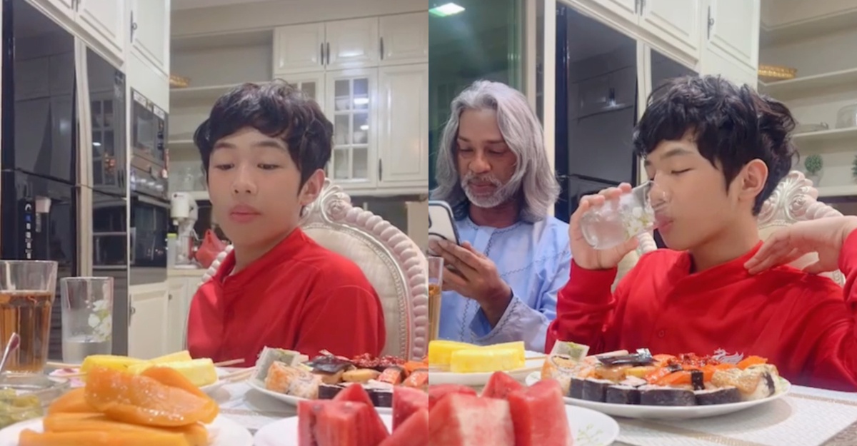 Zarina Zainuddin 'Bantu' Allahyarhamah Akiko, Sediakan Sahur Buat Sky