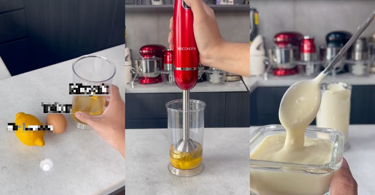 Korang Cuma Perlu 3 Bahan Untuk Buat "Mayonis Homemade"