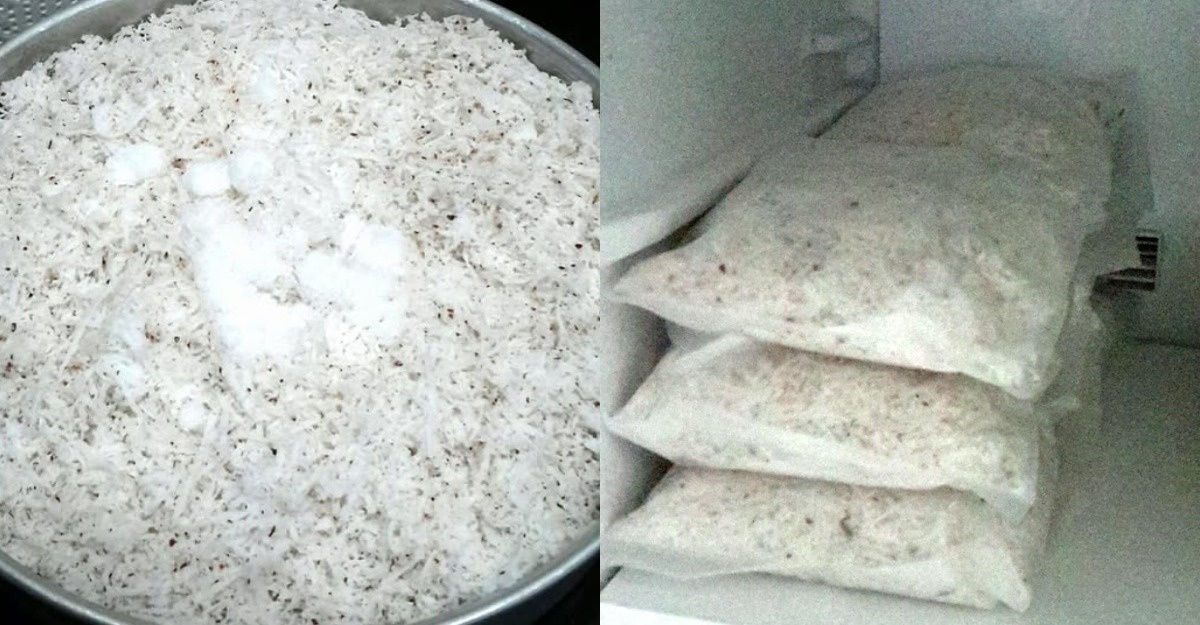 Raya Dah Dekat, Wanita Kongsi Cara Simpan Kelapa Parut Tahan Lama