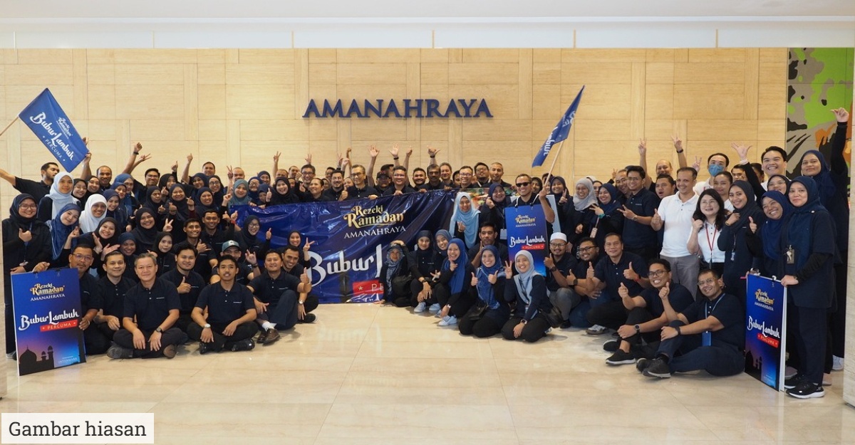 Amanah Raya Teruskan Tradisi Agih 2,000 Pek Bubur Lambuk Men