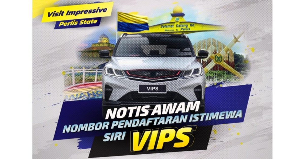 JPJ Tawar Nombor Pendaftaran Istimewa "VIPS"