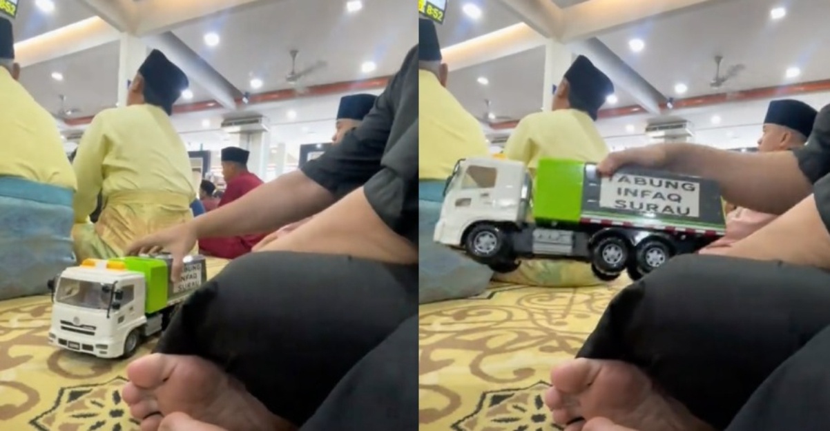 Ramai Puji Kreativiti Surau Ini Sediakan Tabung Infak "Rare"