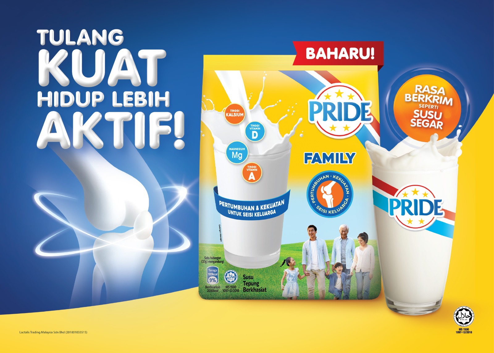 Lactalis Memperkenalkan Pride Family Milk Powder di Malaysia Ber