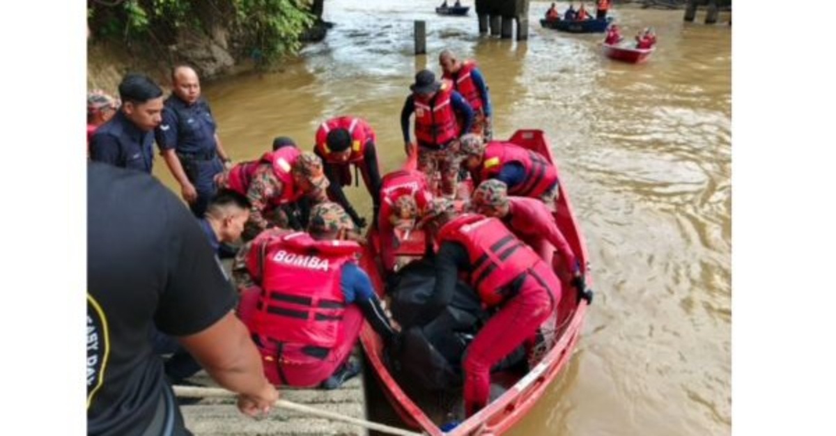 Kereta Terjunam Dalam Sungai, Mayat Wanita Ditemui Terapung