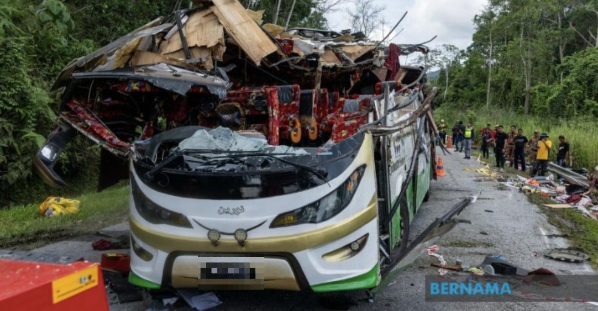 Nahas Gerik: Polis Tahan Pemandu Bas, Didakwa Di Mahkamah Esok