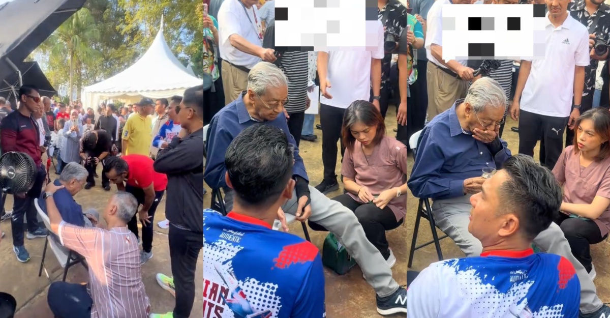 Tun M Keletihan Selepas 30 Minit Berbasikal