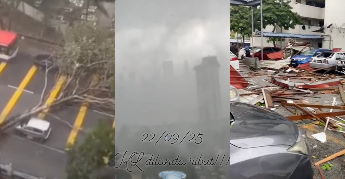 Ribut, Angin Kencang Badai Beberapa Kawasan Di Kuala Lumpur
