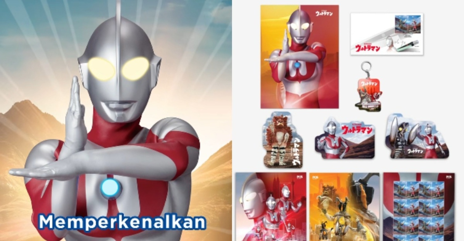 Pos Malaysia Perkenal Koleksi Folder Setem Eksklusif Ultraman