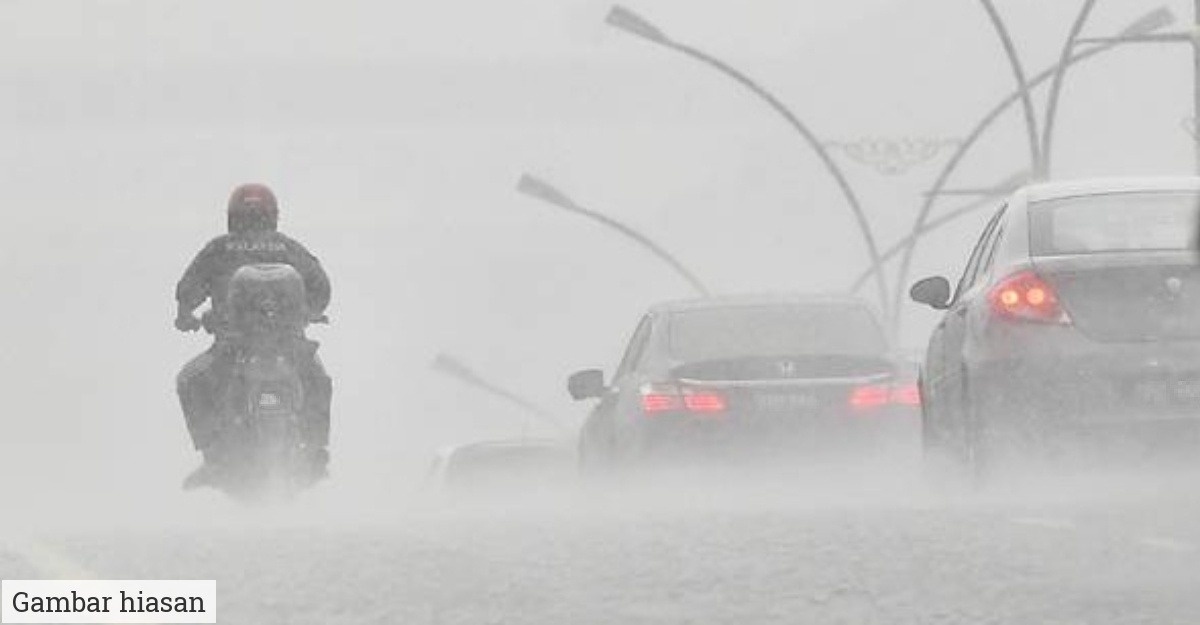 Hujan Lebat, Ribut Petir Di Kebanyakan Kawasan Hingga Petang Ini